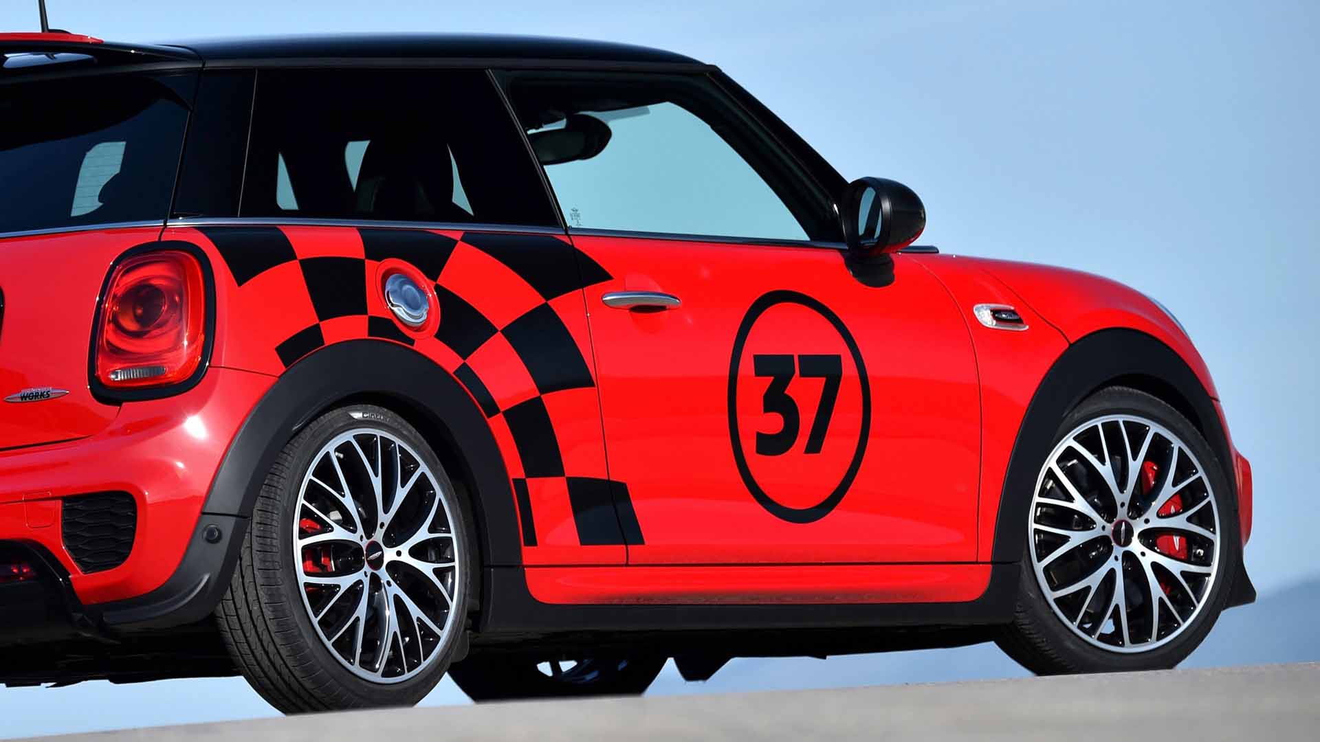 Racing side decal, black